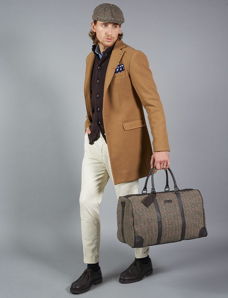 Houndstooth bag | Luigi Fusaro | Menswear